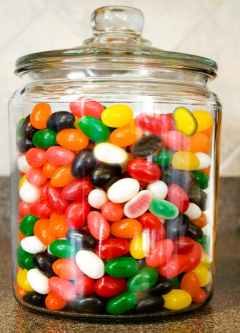 M&Ms in a Jar