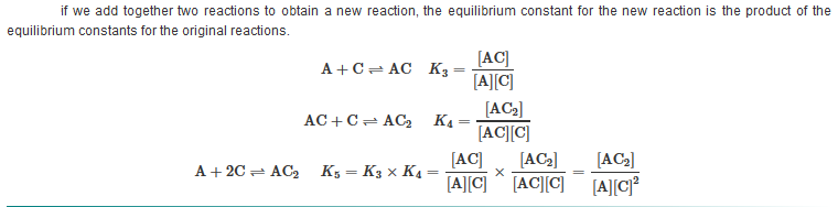 CHM1 16 Equilibrium Constant Collection