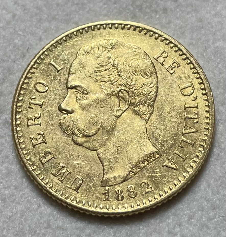 20 Italian Gold Lira Market Value