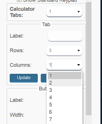 Using the Calculator Editor Design Tab